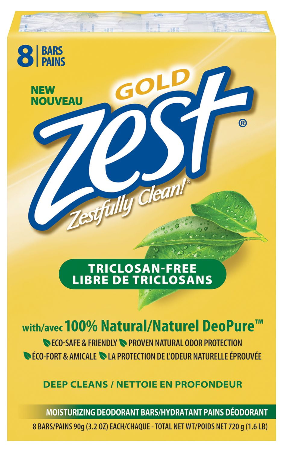 Zest Gold Zestfully Clean! with 100% Natural Deopure | Walmart Canada