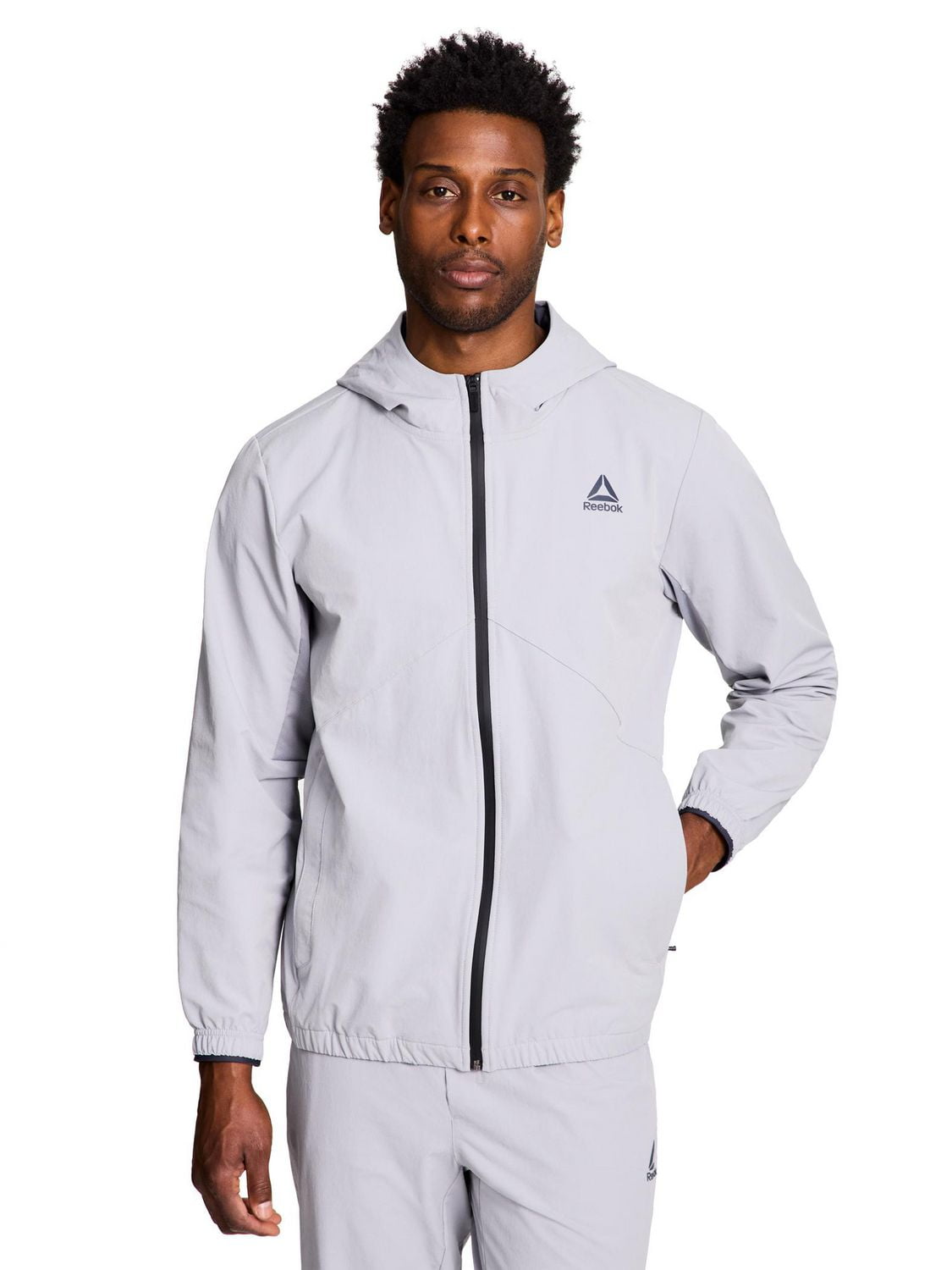 Click here for Mens Reebok Ascent Full-Zip Woven Jack L prices