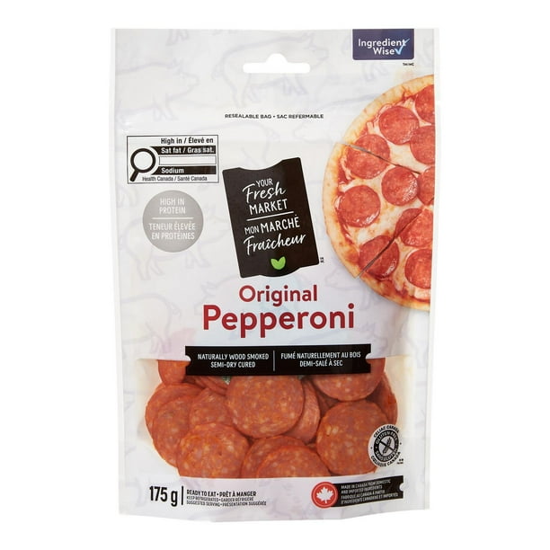 Your Fresh Market Original Pepperoni, 175 g - Walmart.ca
