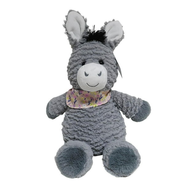 Way To Celebrate Easter Plush 16.5inch Medium Plush Donkey with Bandana ...