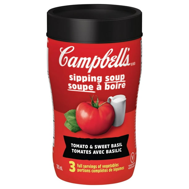 Campbell’s® Sipping Soups Tomato & Sweet Basil - Walmart.ca