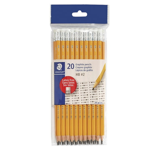 Staedtler Yellow School Pencils, Yellow graphite pencils 20 pcs - Walmart.ca