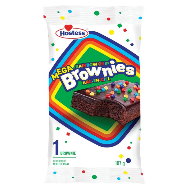 Hostess® Mega Rainbow Chip Brownies - Walmart.ca