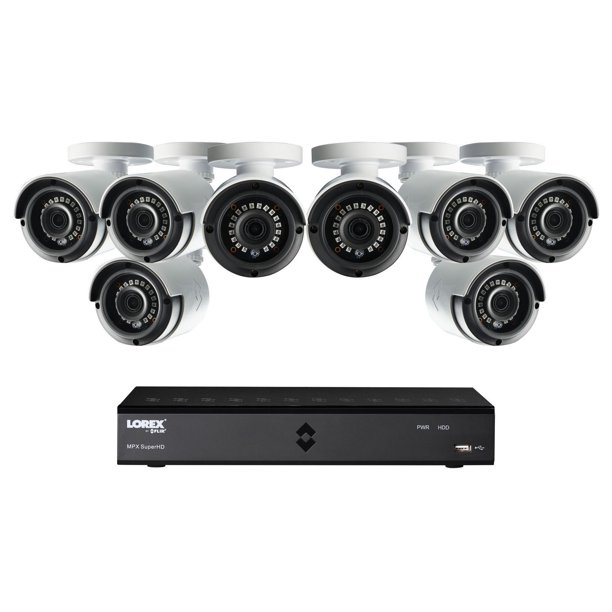 Lorex by FLIR Lorex 8 Channel 1TB HD Dvr System with 8 2MP Bullet ...