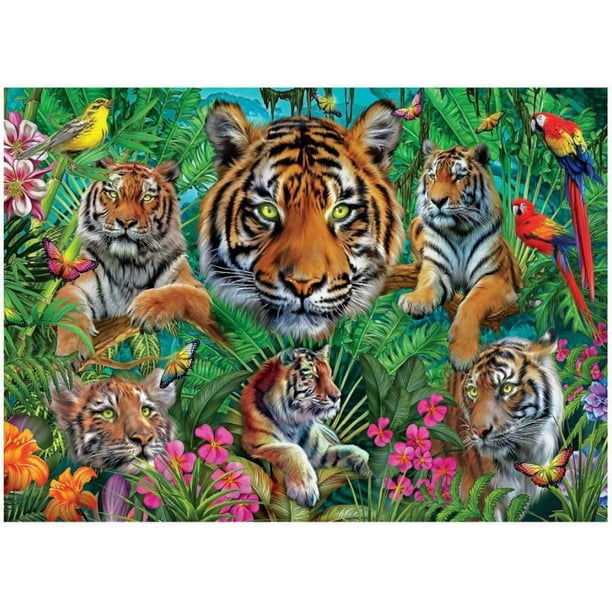Ceaco Wild - Tiger Jungle, 1000 Piece Puzzle - Walmart.ca