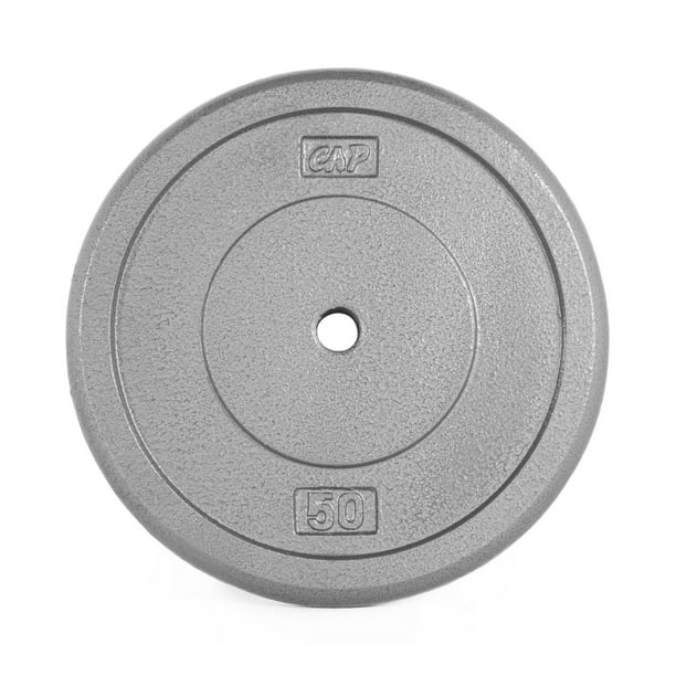 CAP Barbell Standard Cast Iron Weight Plate, 50 lb, Gray - Walmart.ca