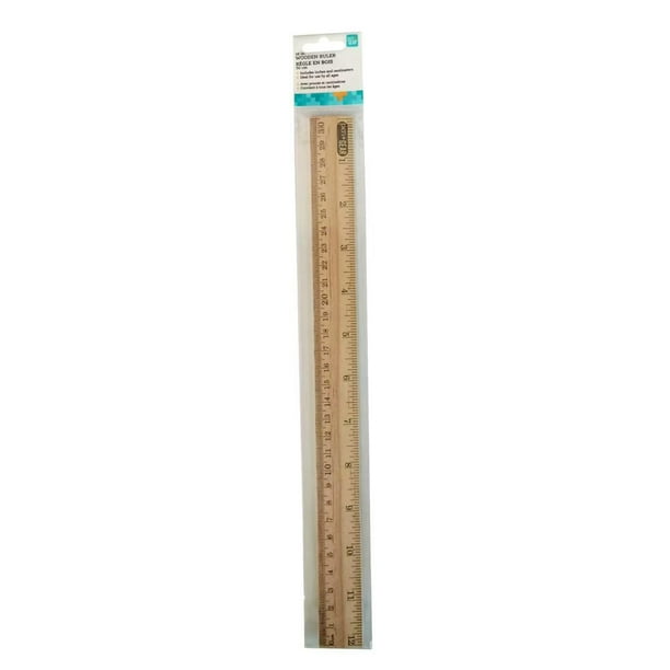 PEN+GEAR Wooden Rulers 12 Inch (30cm)pack in printed polybag . Rulers ...