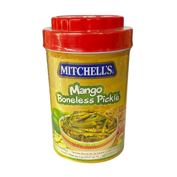 MITCHELL'S BONELESS MANGO PICKLE LARGE 1KG, BONELESS MANGO PICKLE LARGE ...