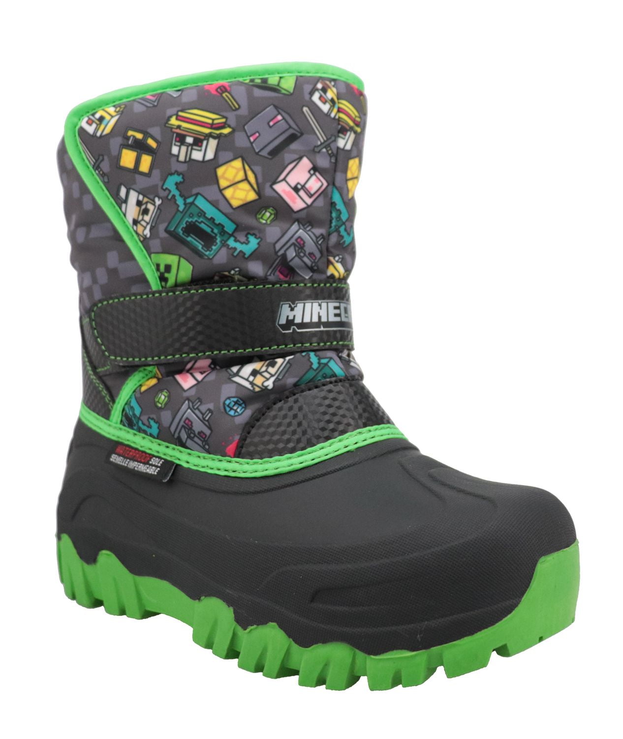Boys Minecraft Winter Boots, Available in Sizes: 11-3 - Walmart.ca
