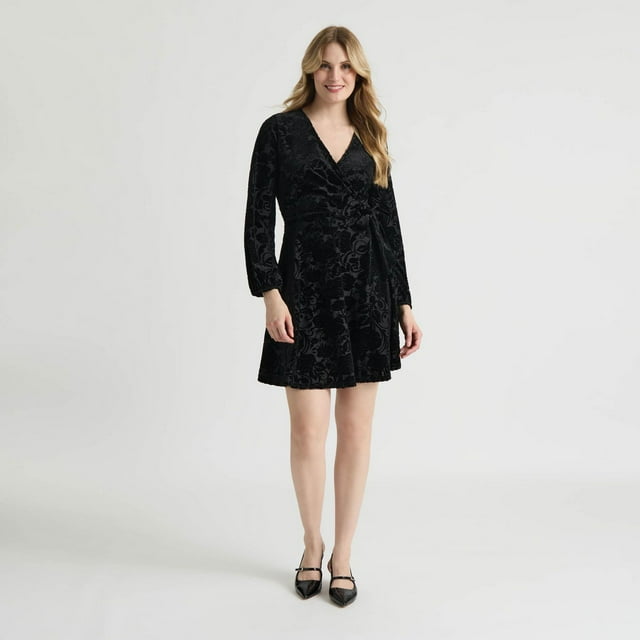 Mexx Women’s Burnout Velour Dress - Walmart.ca