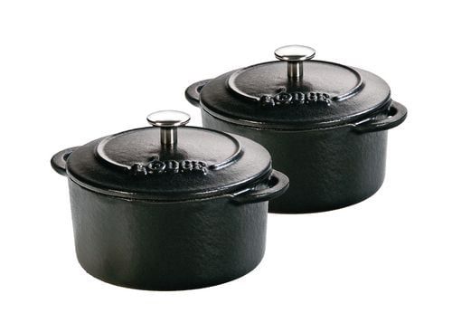 Lodge Round Mini Black Cocottes | Walmart Canada