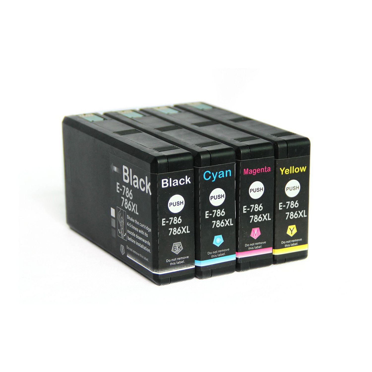 L-ink Compatible Epson 786XL Ink Cartridge Set (BK, C, M, Y) (T786XL120 ...