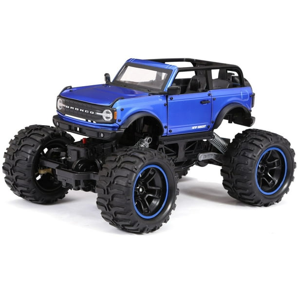 New Bright RC 4x4 1:18 Scale Remote Control Heavy Metal Bronco 2.4GHz ...