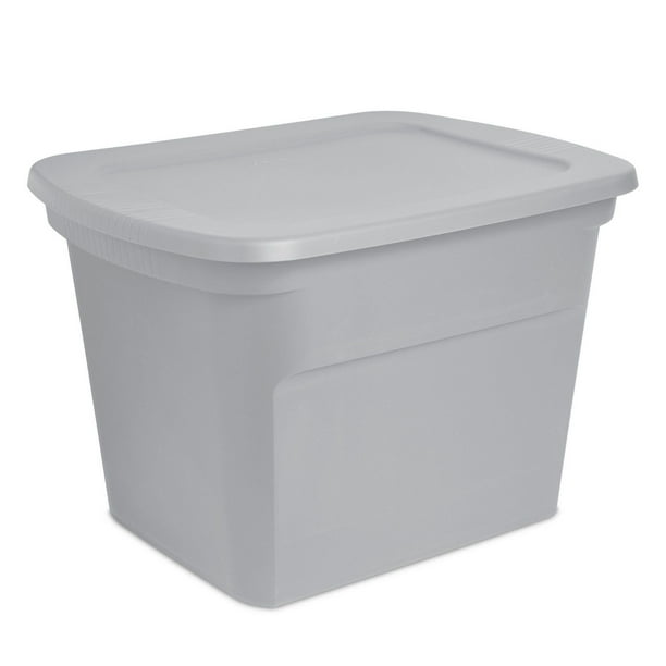 Sterilite 68L Tote - Silver - Walmart.ca