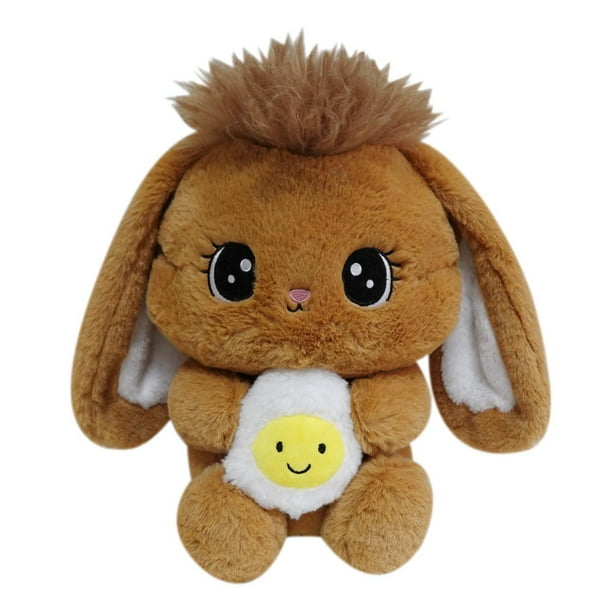 Way To Celebrate Easter Plush 12inch Large Big Head Bunny w egg brown ...