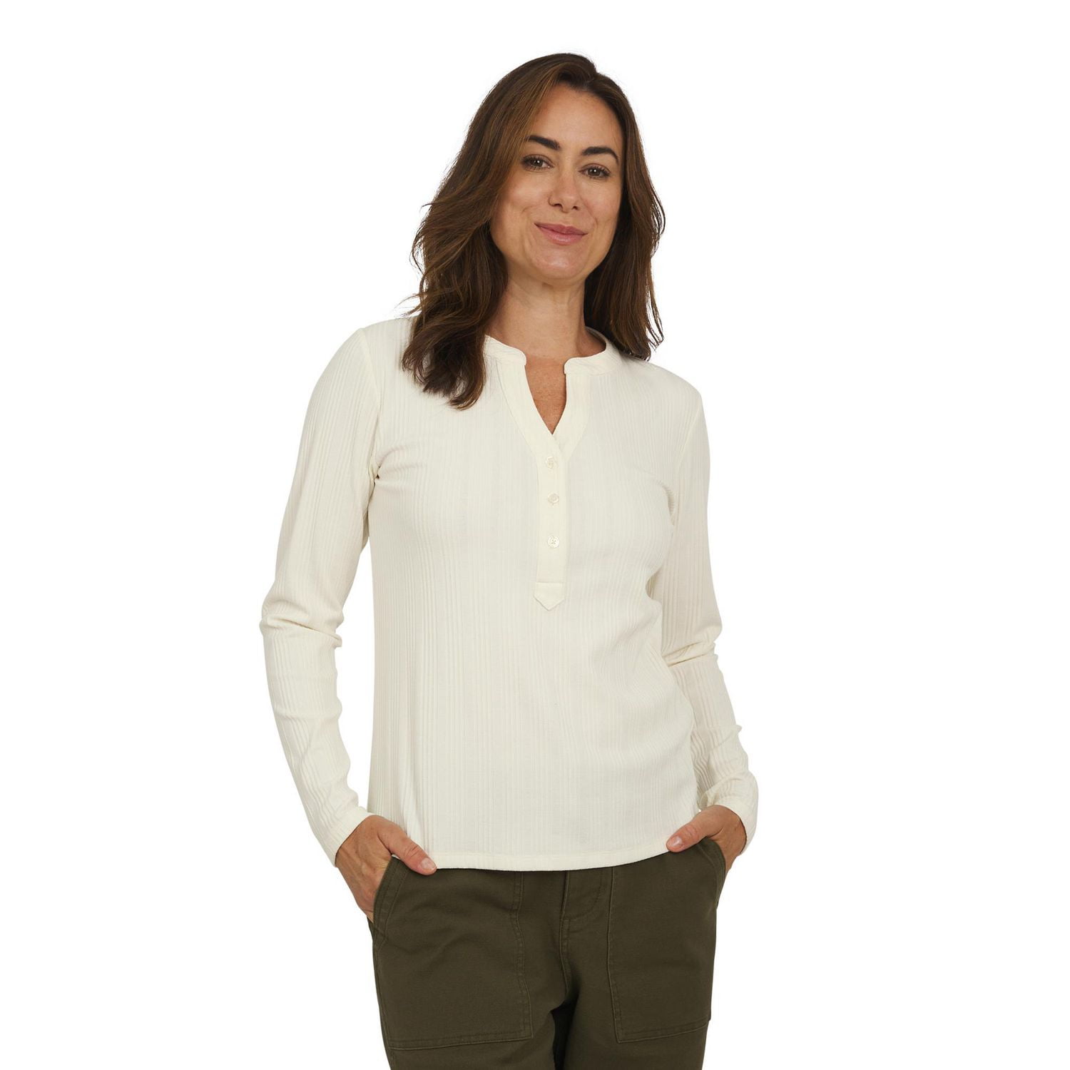 Click here for Chaps Rib Henley L prices