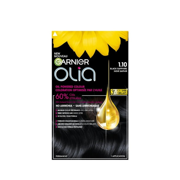 Garnier Olia No Ammonia Oil Powered Permanent Hair Colour, 1 pack, 1 ...