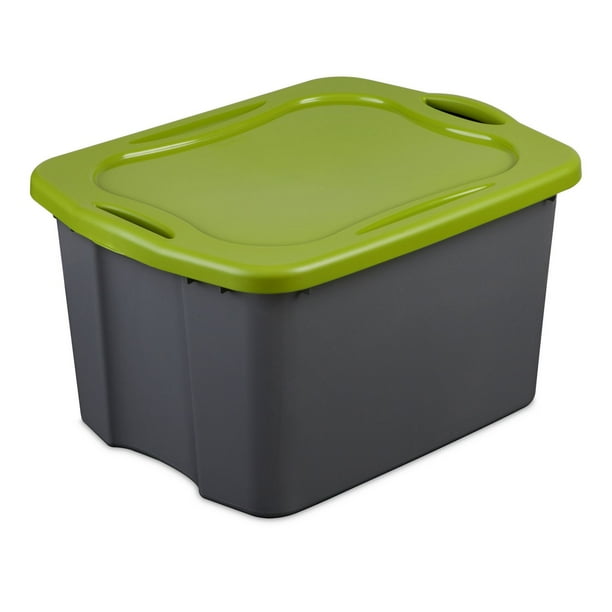 Sterilite 66L Easy Carry Storage Box- Green - Walmart.ca