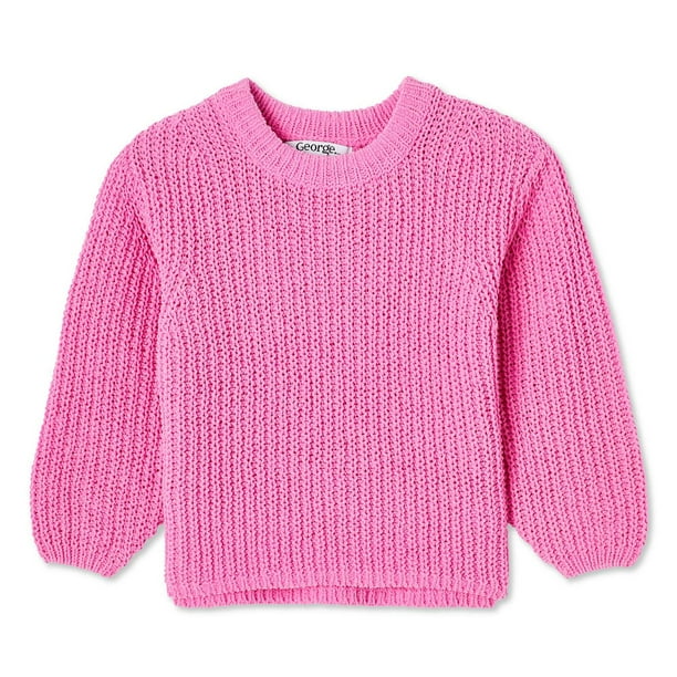 George Toddler Girls' Chenille Sweater, Sizes 2T-5T - Walmart.ca