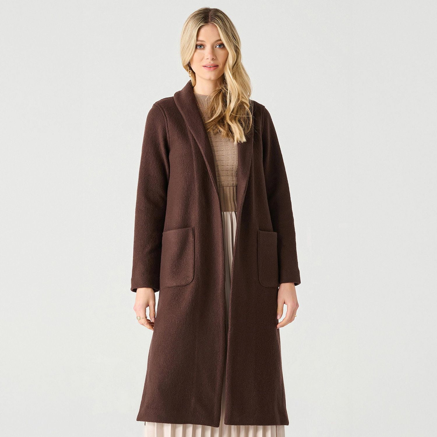 Click here for Devoted Mid-Length Collared Open Jacket Xl prices