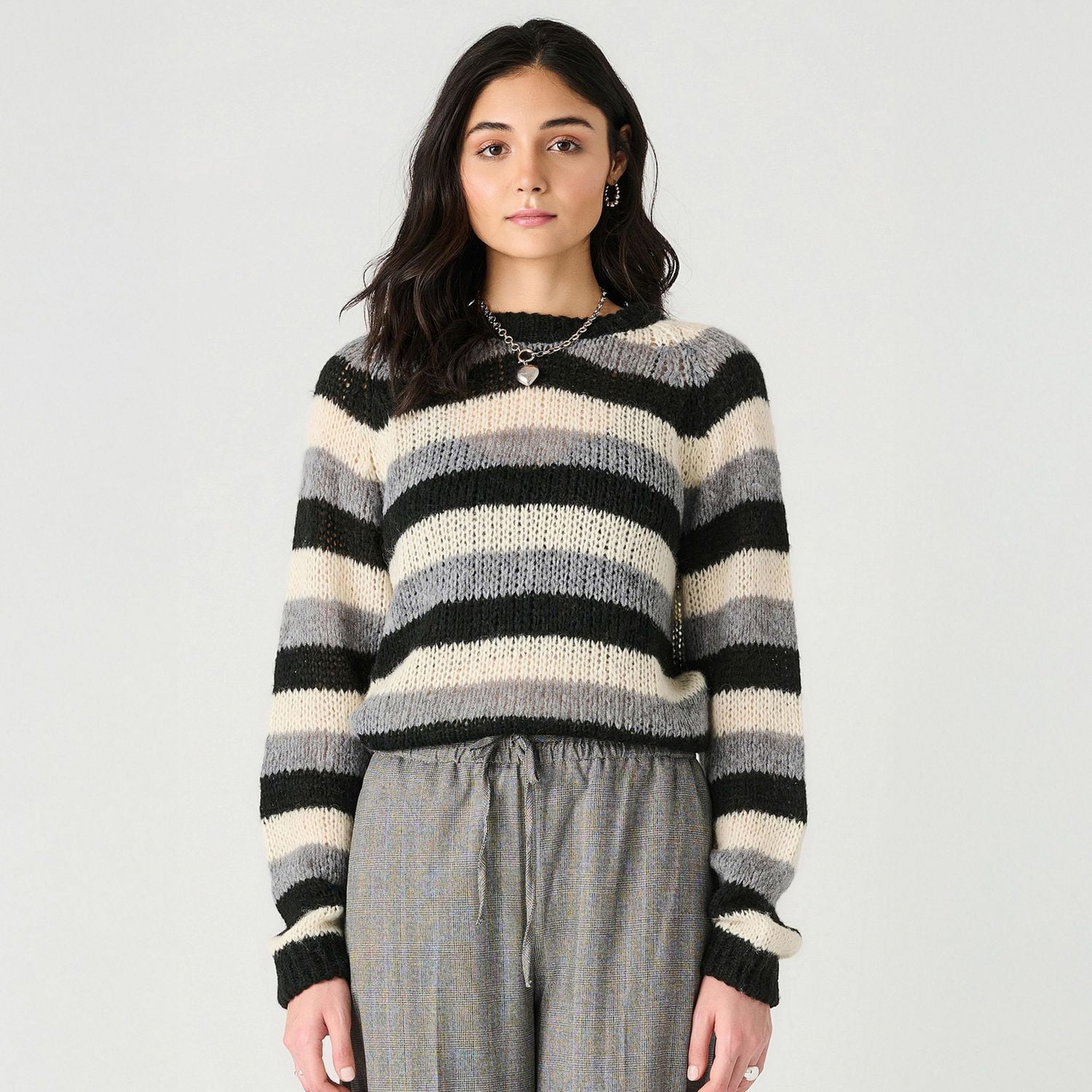 Click here for Devoted Long Sleeve Open Stitch Sweater S prices