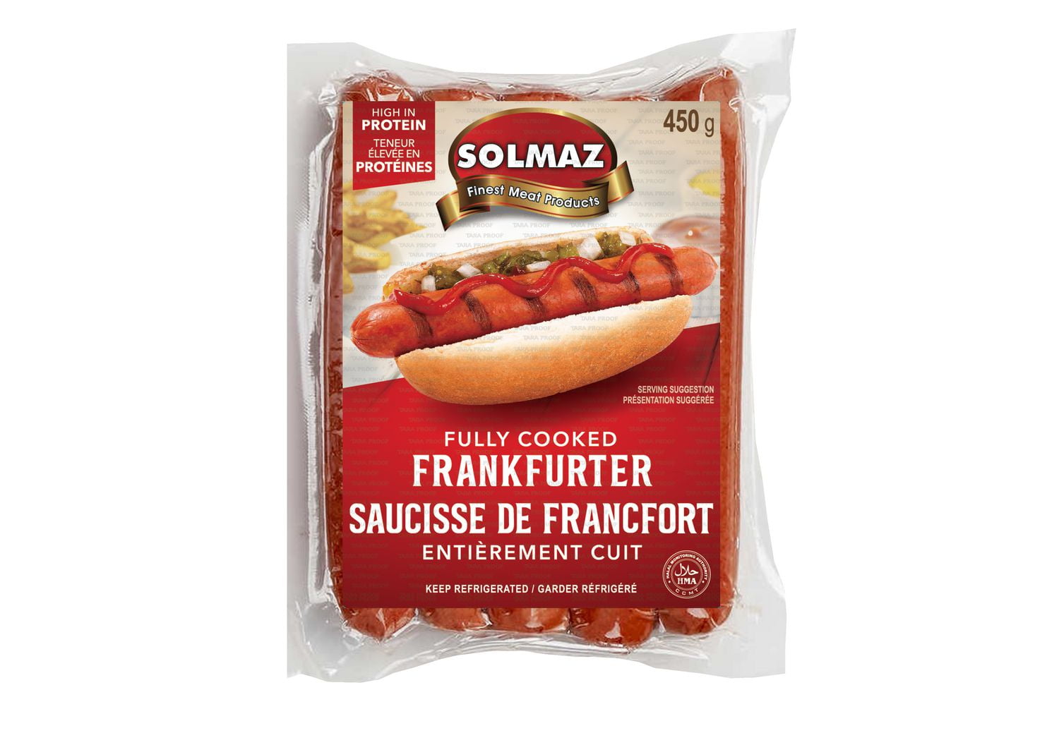 Click here for Solmaz Halal Frankfurter prices