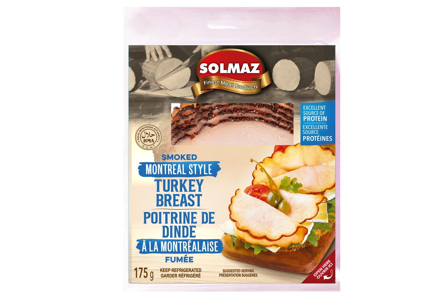 Click here for Solmaz Halal Smoked Montreal Style Turkey Breast prices