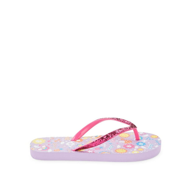 George Girls' Doodle Flip Flops - Walmart.ca