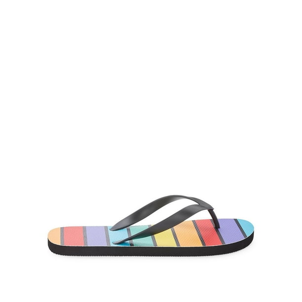 George Men's Rainbow Flip Flops - Walmart.ca