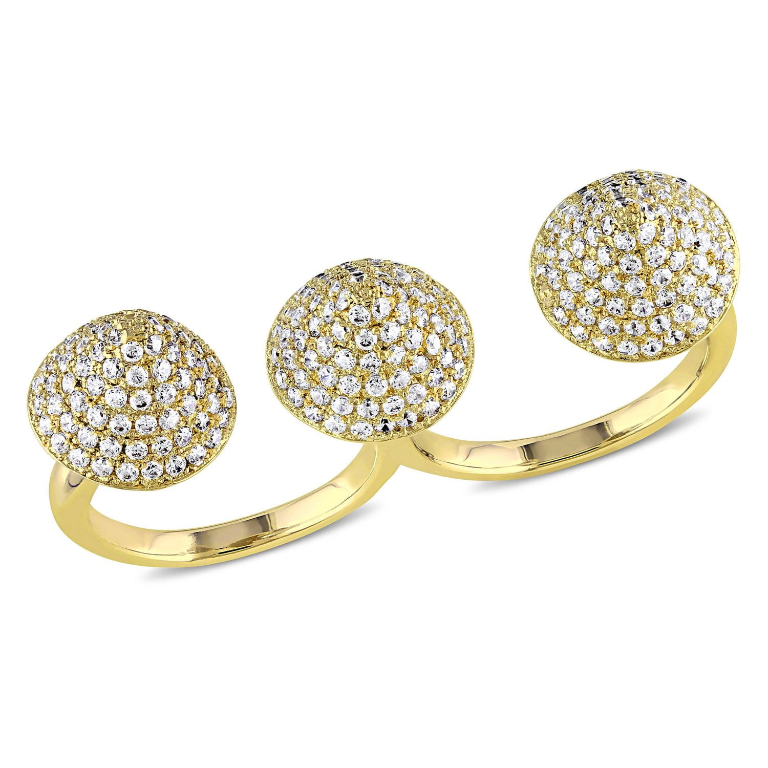 Click here for Miabella 3-7/8 Carat T. G.W. Cubic Zirconia Yellow... prices