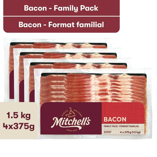 Mitchells Gourmet Foods Family Pack Bacon, 375 g - Walmart.ca