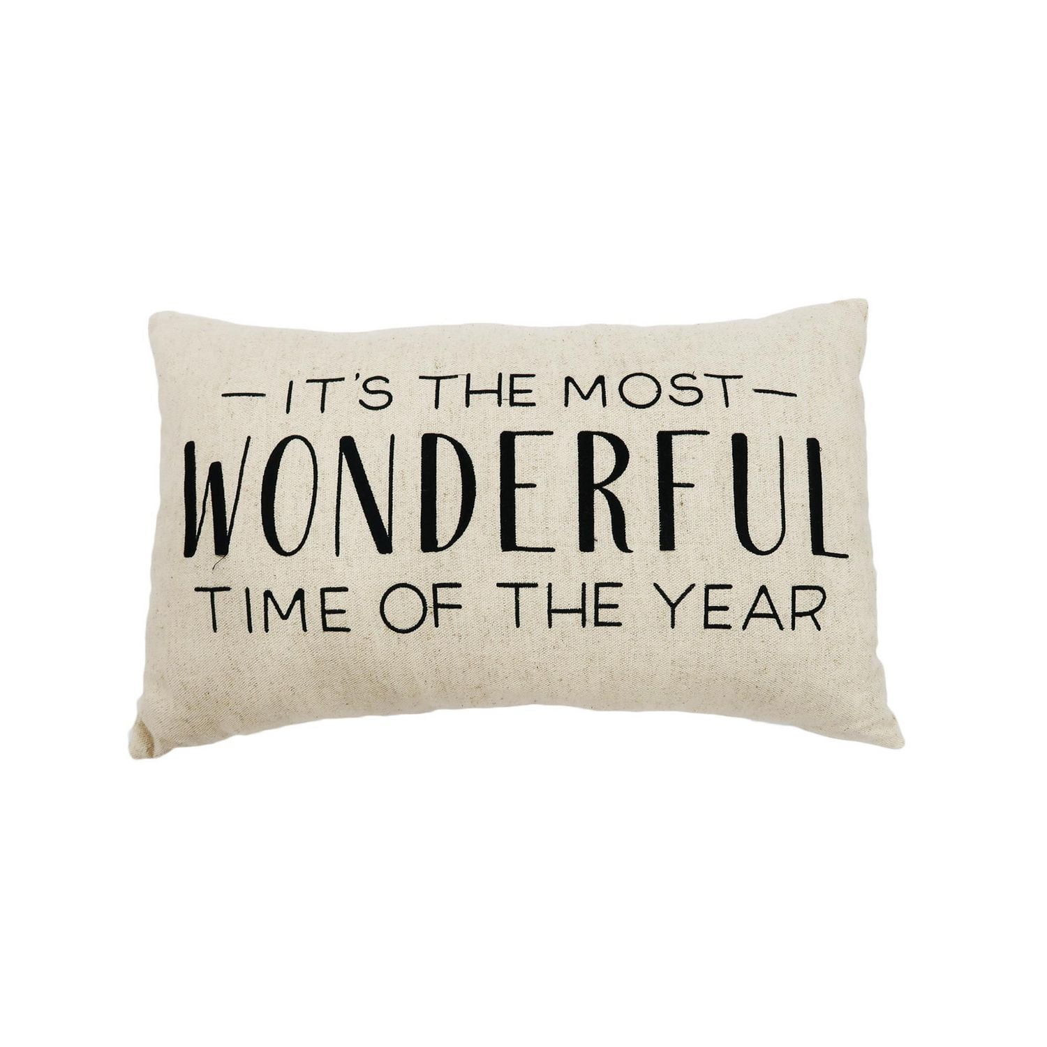 Holiday Time 20x13 inch Wording Cushion | Walmart Canada