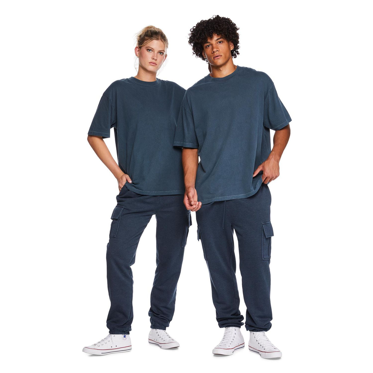 Click here for No Boundaries All Gender Fleece Cargo Jogger Pants... prices
