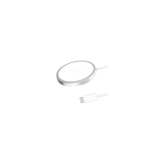 CJ Tech Magsafe Wireless 15-watt Fast Charger - White - Walmart.ca