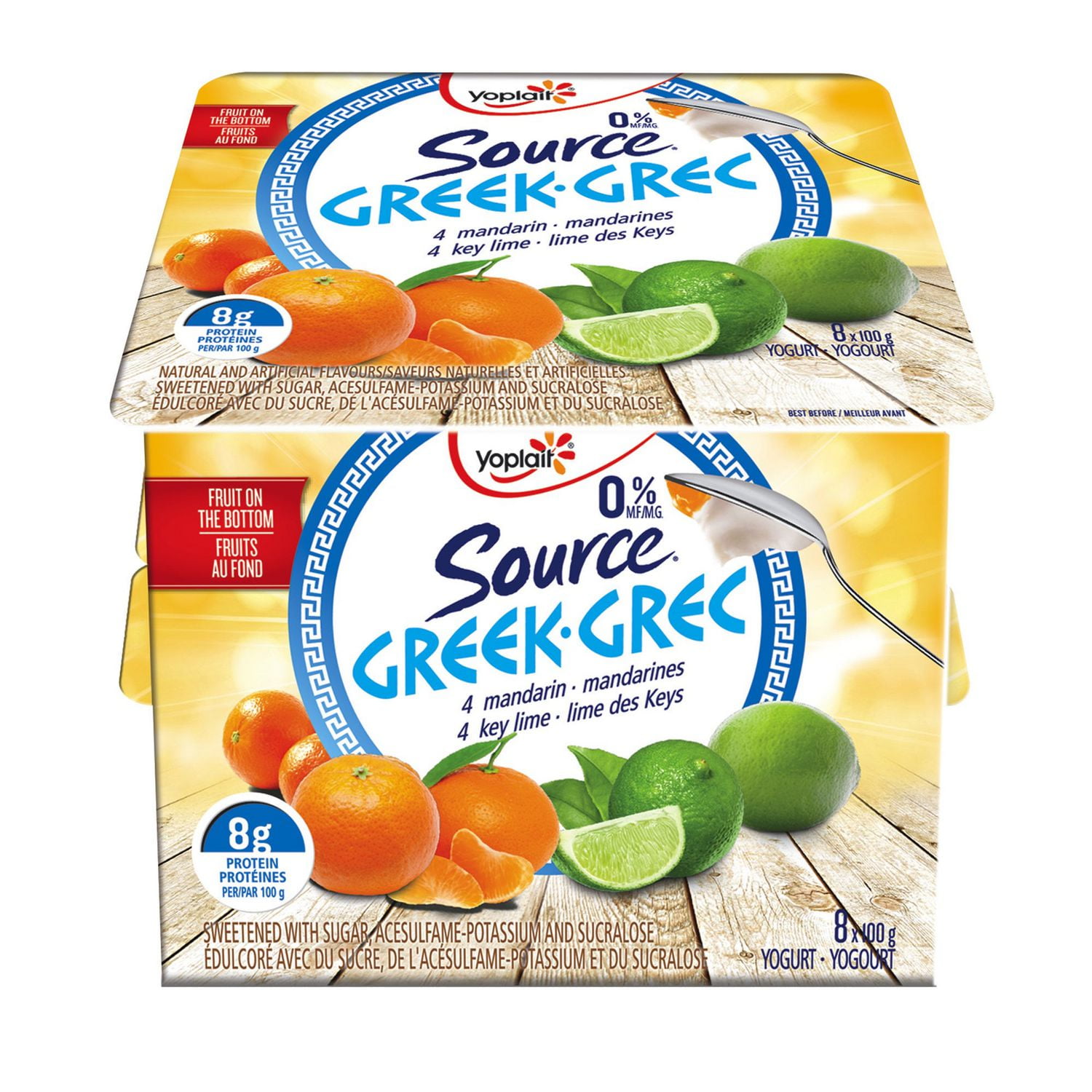 Yoplait Source Greek Key Lime And Mandarin Yogurt | Walmart Canada