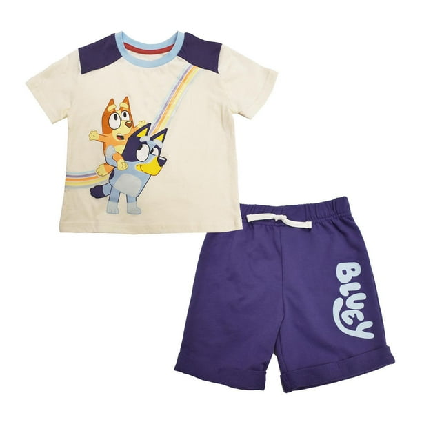 Ensemble de 2 pièces Bluey Bingo et Bluey Jump pour tout-petits garçons ...