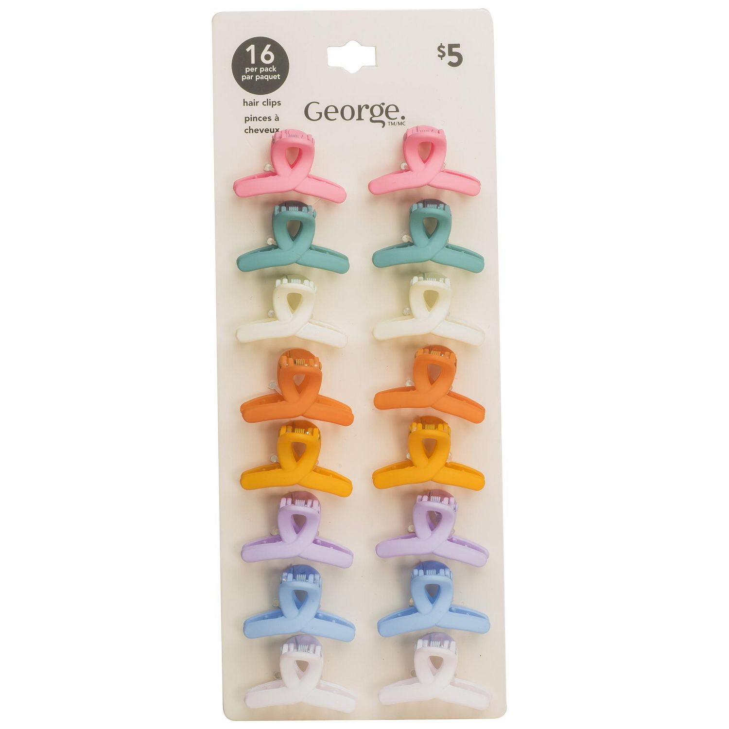 Click here for George 16 Pc Clips Multi One Size prices