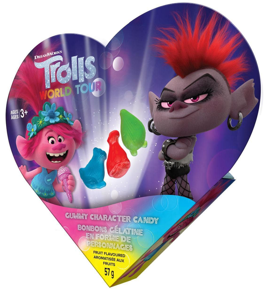 TROLLS GUMMY HEART BOX | Walmart Canada