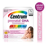 Centrum Prenatal+DHA Multivitamin Supplement with DHA/EPA Omega 3 Combo ...