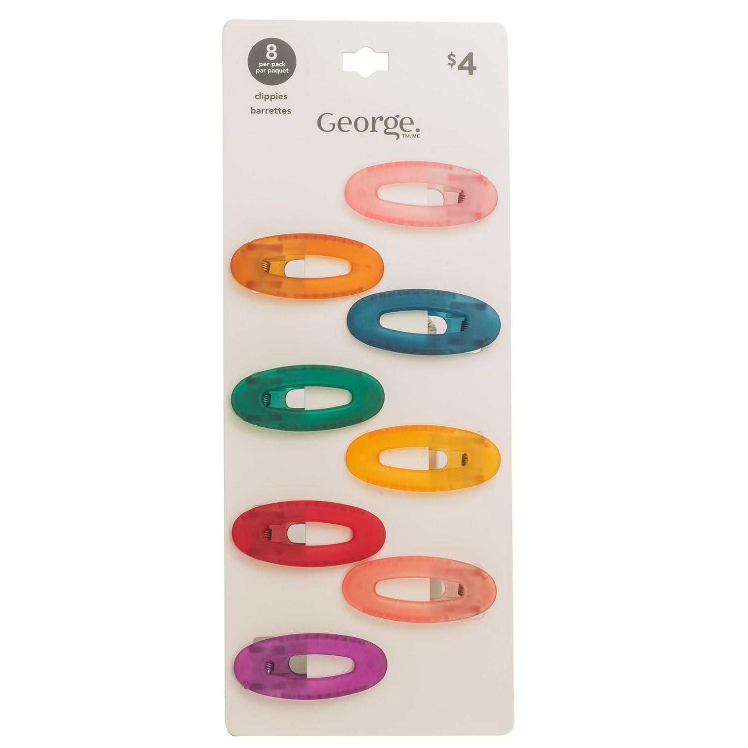 Click here for George 8 Hair Clippies Multi prices