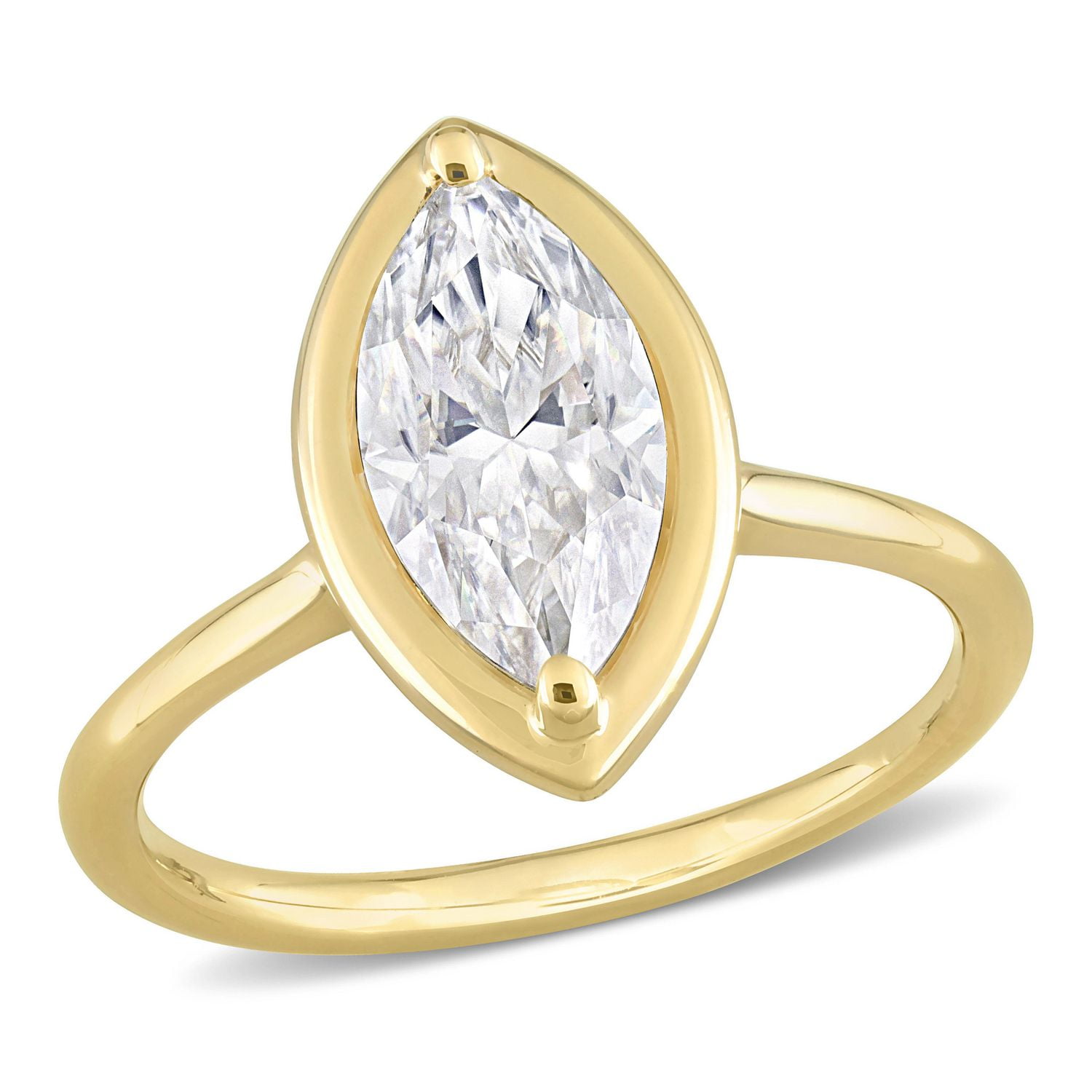Click here for Miabella 1-1/2 Carat T. G.W. Marquise-Cut Created... prices