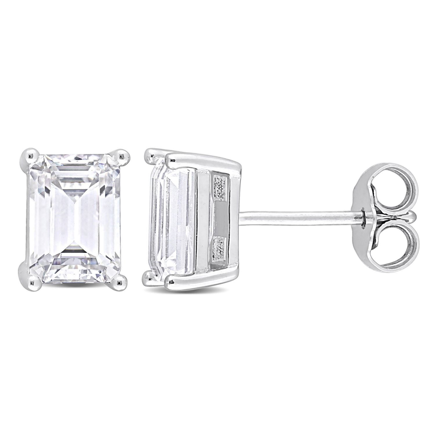 Click here for Miabella 2 Carat T. G.W. Emerald-Cut Moissanite So... prices