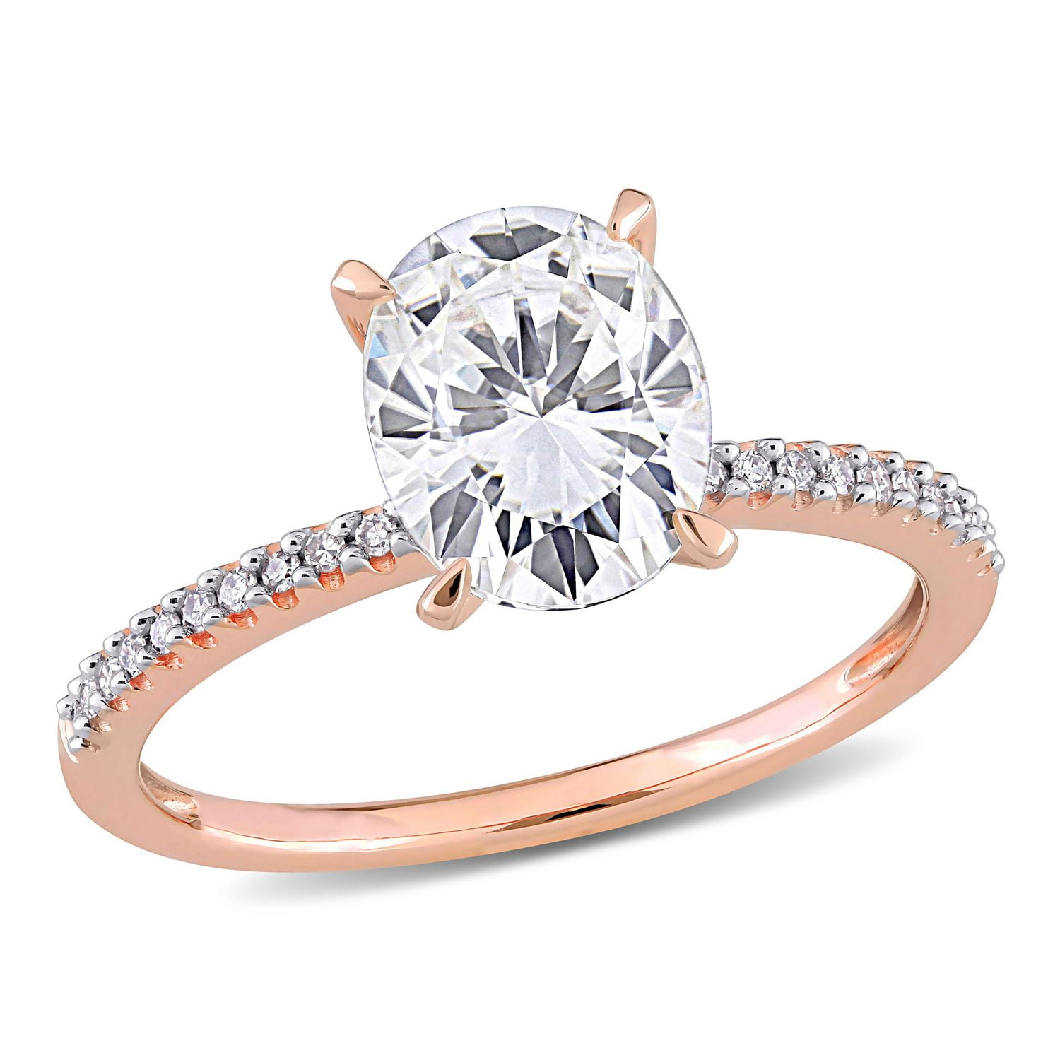 Click here for Miabella 2 Carat T. G.W. Moissanite And 1/10 Carat... prices
