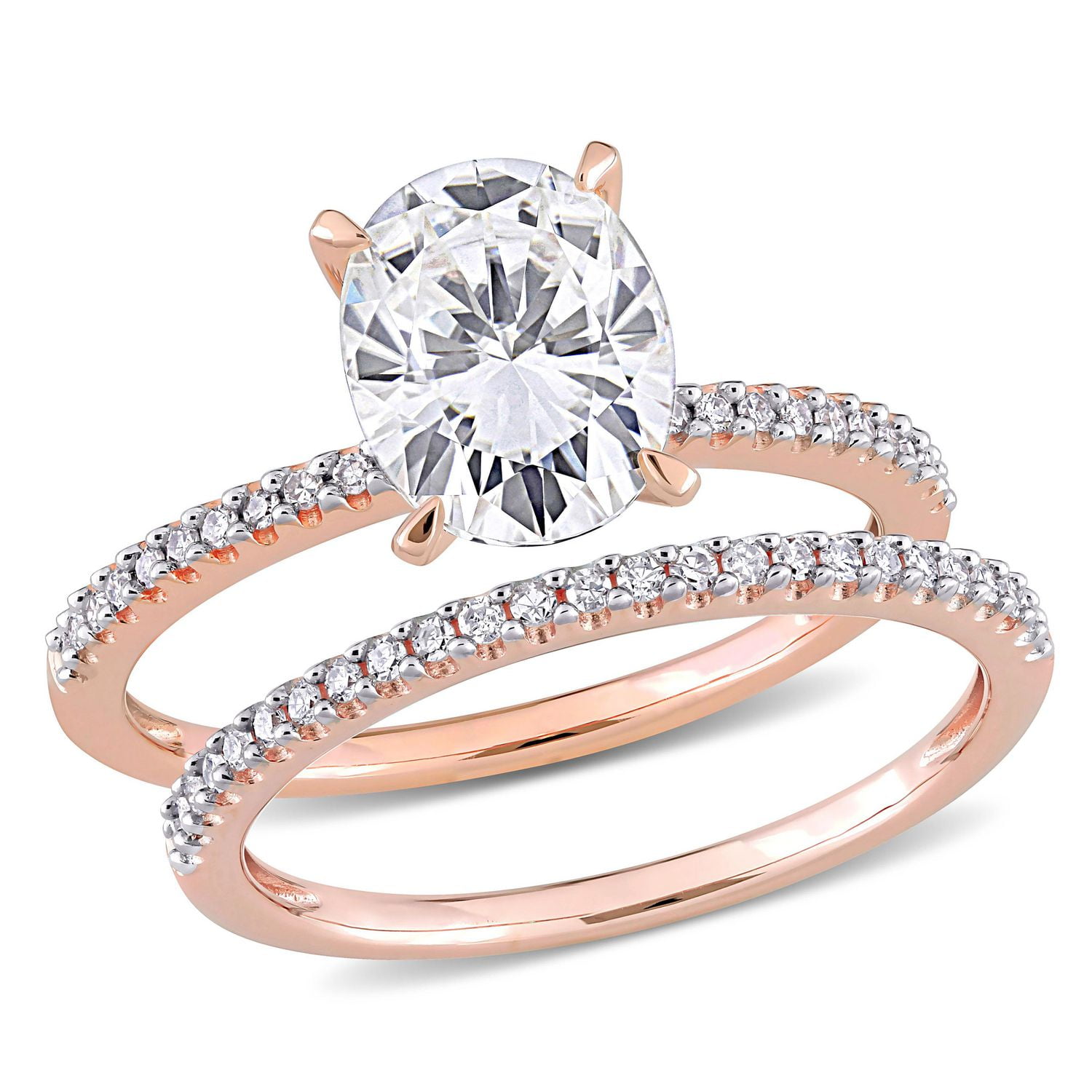 Click here for Miabella 2 Carat T. G.W. Moissanite And 1/4 Carat... prices