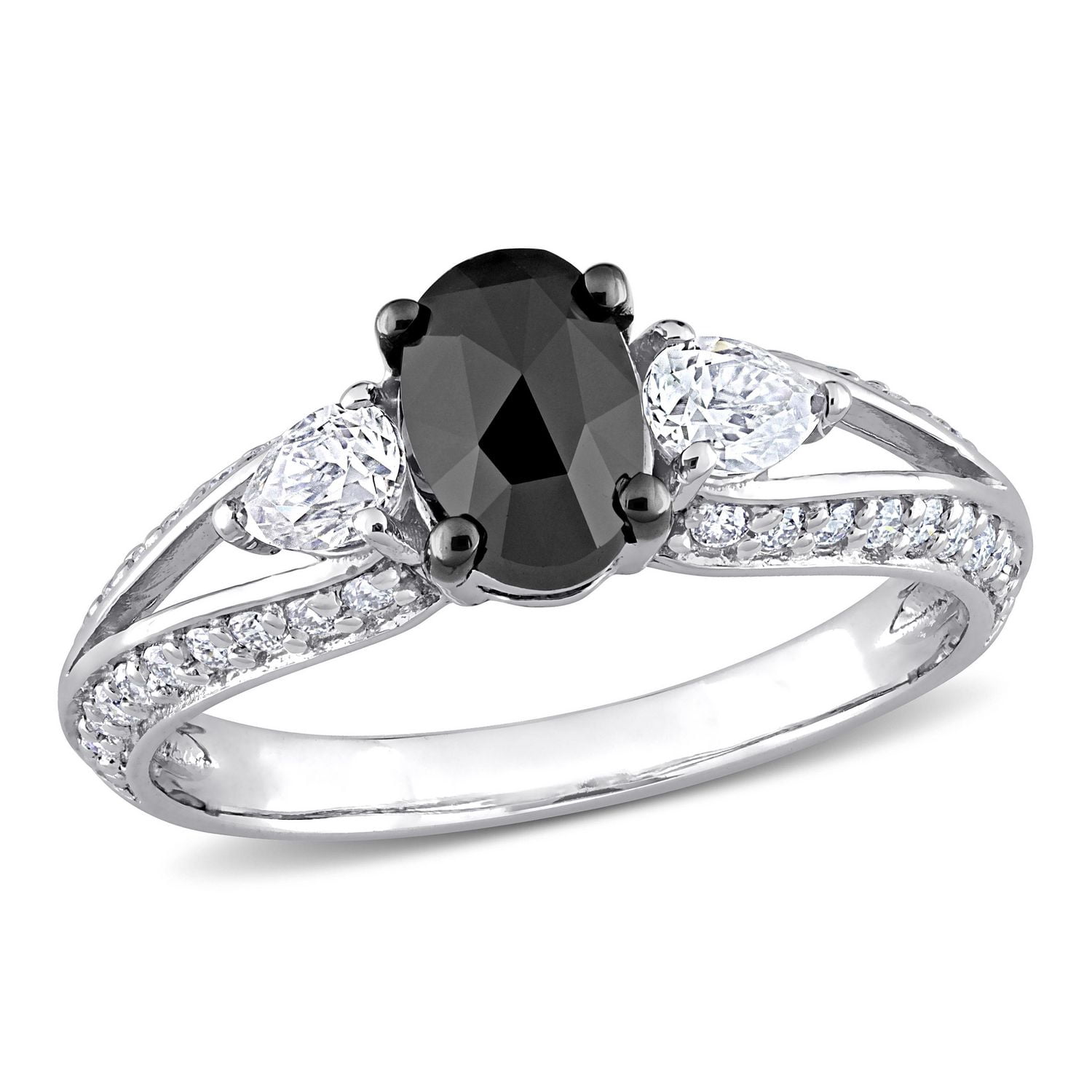 Click here for Miabella 3/4 Carat T. W. Black Diamond And 3/4 Car... prices