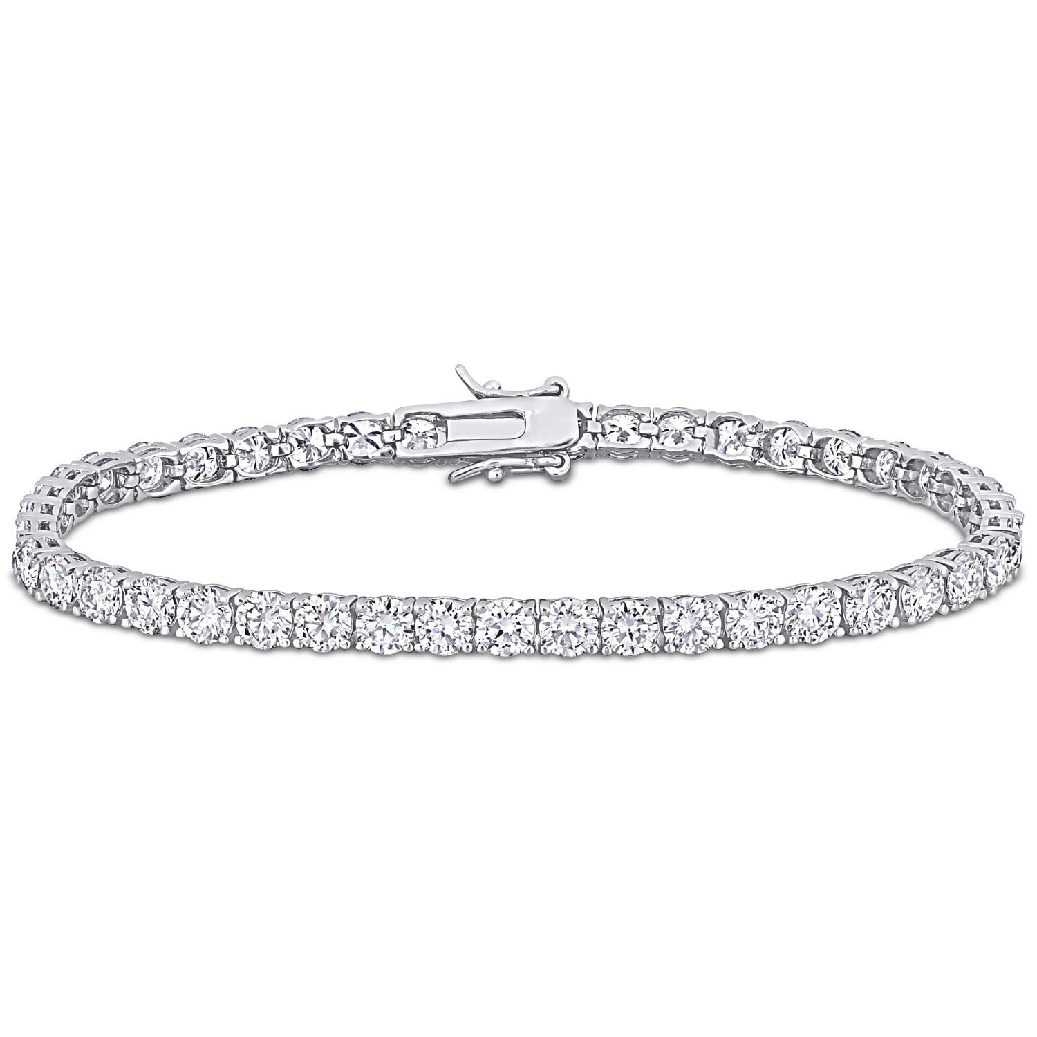 Click here for Miabella 9-1/2 Carat T. G.W. Moissanite Sterling S... prices
