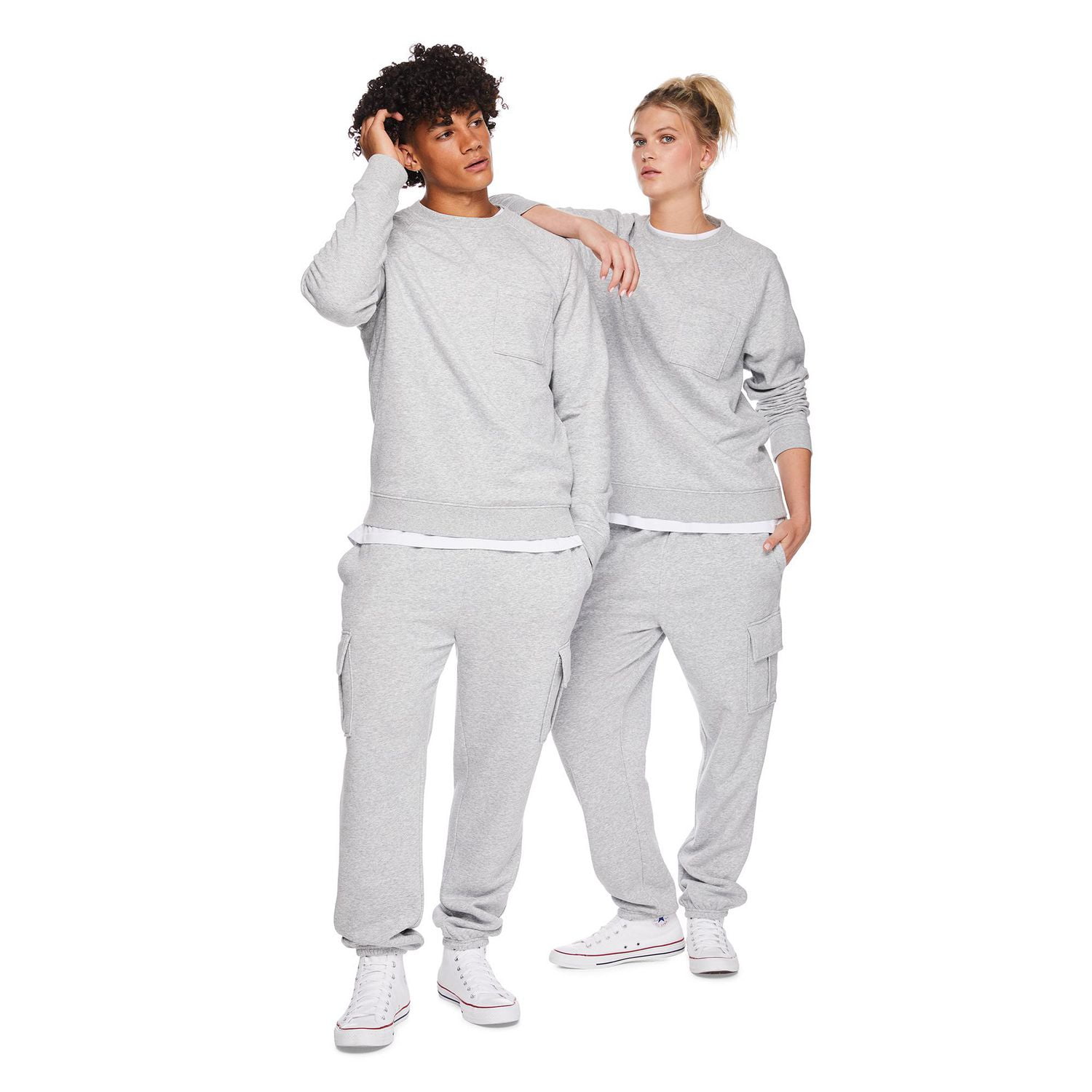 Click here for No Boundaries All Gender Fleece Cargo Jogger Pants... prices