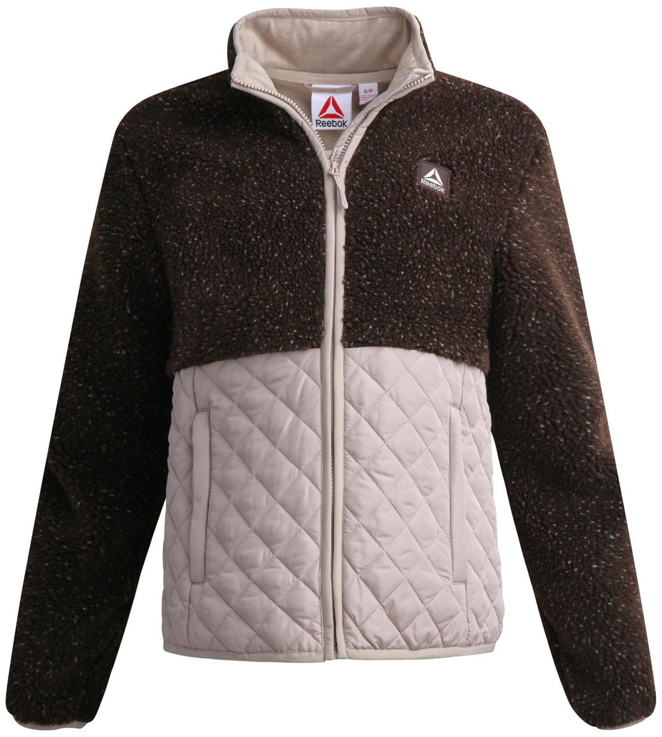 Click here for Reebok Womens Sherpa And Diamond Quilt Mix Jacket... prices