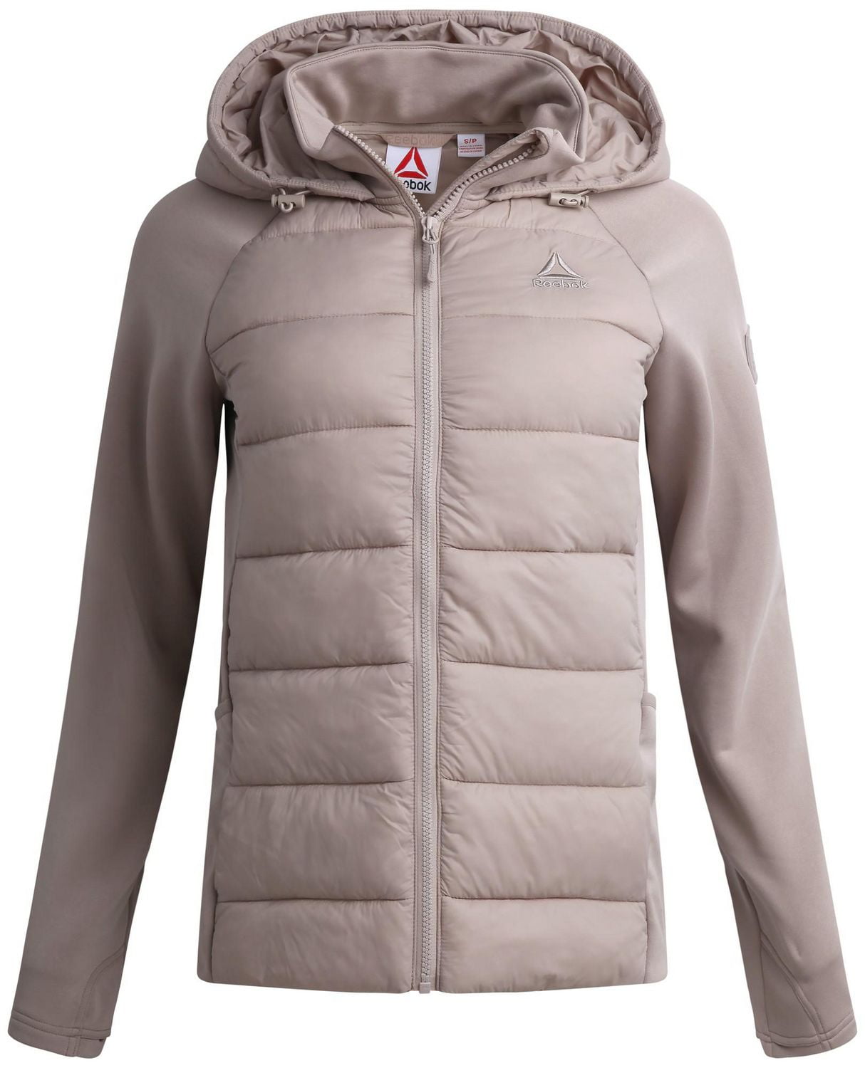 Click here for Reebok Womens Stretch Knit & Quilted Insulated Wov... prices