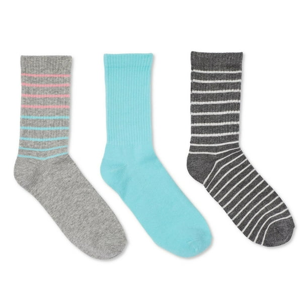 George Women's Crew Socks 3-Pack, Sizes 6-10 - Walmart.ca